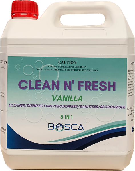 Clean N' Fresh 5IN1 Disinfectant And Cleaner 4L - Vanila