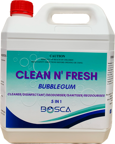 Clean N' Fresh 5IN1 Disinfectant And Cleaner 4L - Bubblegum